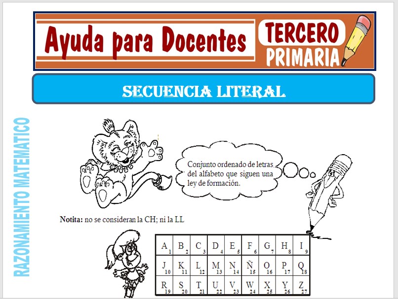 Secuencia Literal para Tercero de Primaria – Ayuda para Docentes